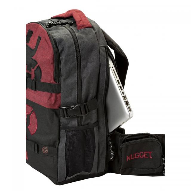batoh Nugget Arbiter 4 Backpack 30L 18/19 - F-Black, Heather Red | Real ...