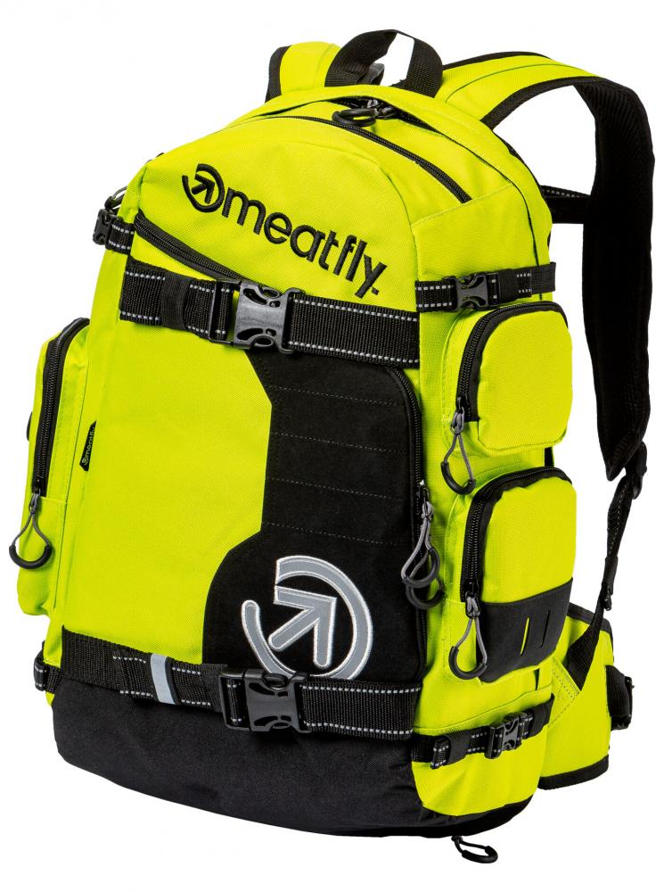 batoh Meatfly Wanderer backpack 21/22 - Lime Punch/Reflective | Real ...