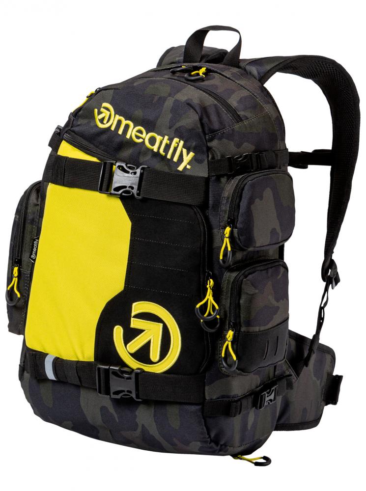 batoh Meatfly Wanderer backpack 21/22 - Rampage Camo/Sulphur | Real-Deal.cz