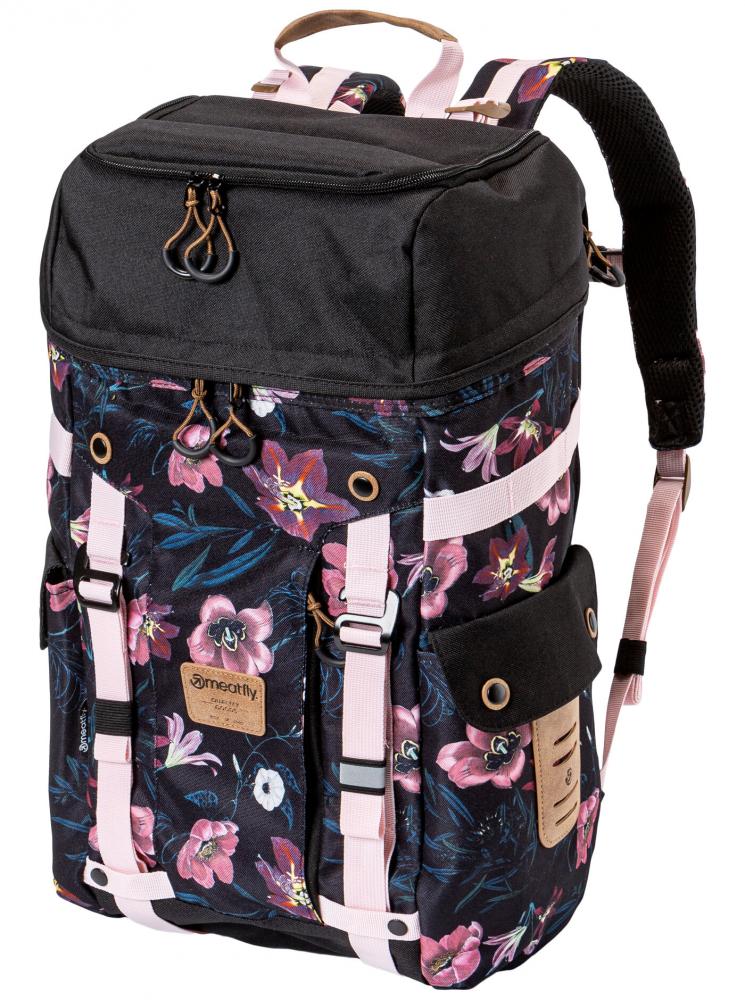 batoh Meatfly Scintilla Backpack 2022 - Hibiscus Black/Black | Real-Deal.cz